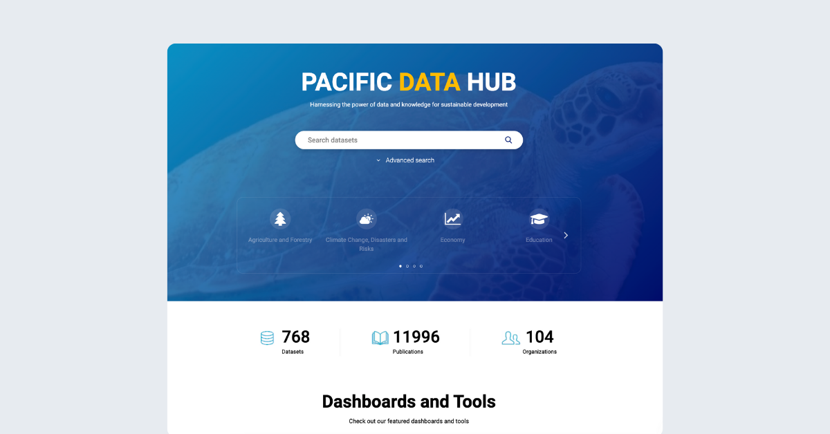 Pacific Data Hub – The Pacific Community