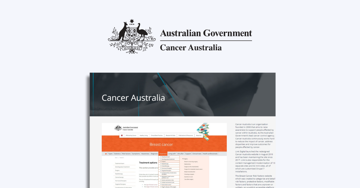 Cancer Australia - Link Digital