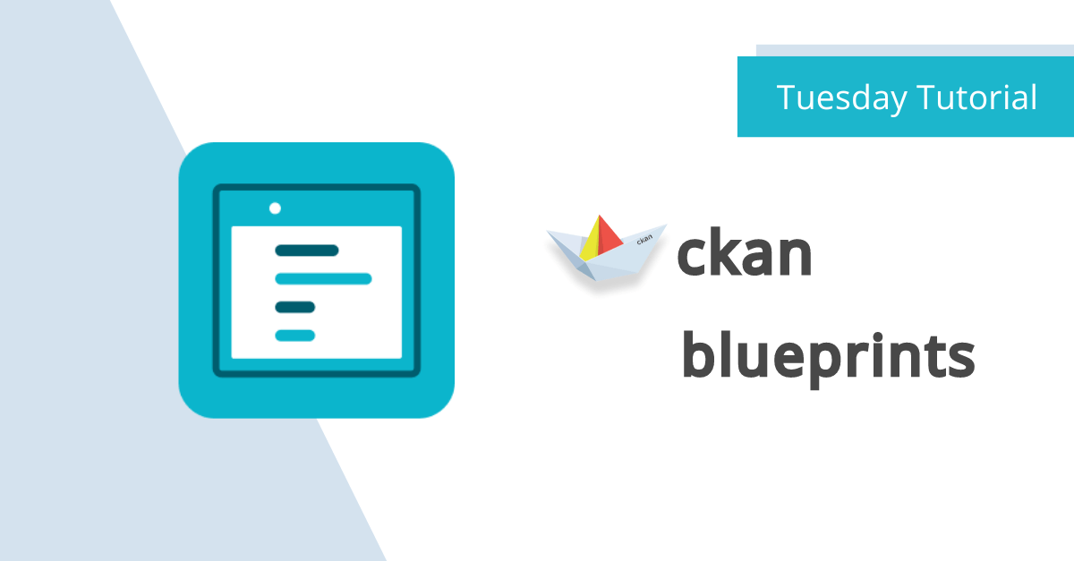 CKAN Extensions: creating a blueprint